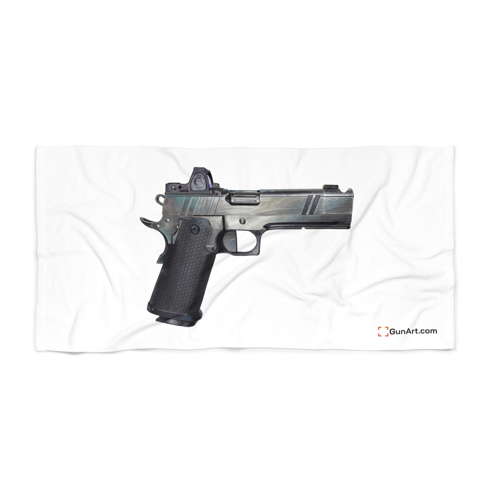2011 Bravo - Pistol Towel - Just The Piece – Gun Art