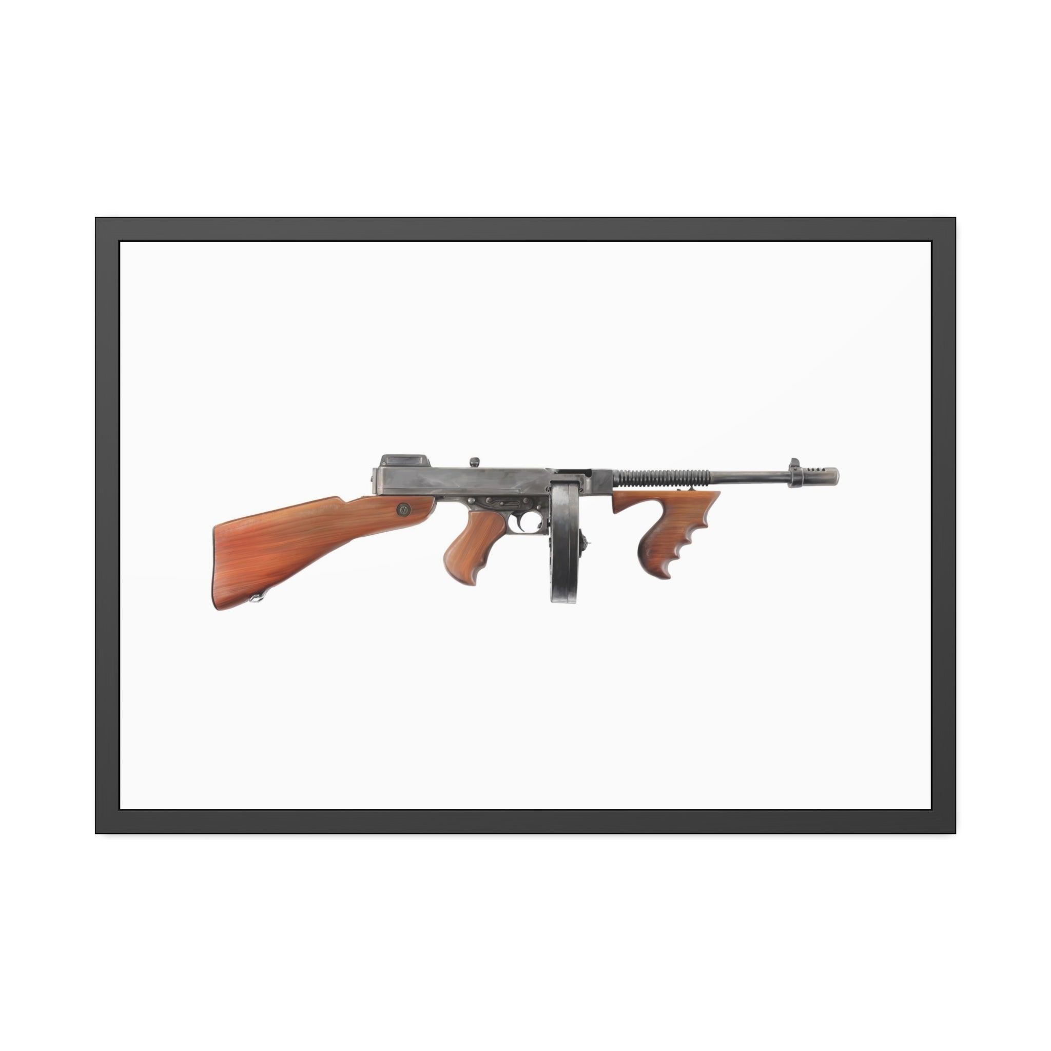 The “OG” Mobster Machine Gun - Just The Piece - Black Frame - Value Co ...