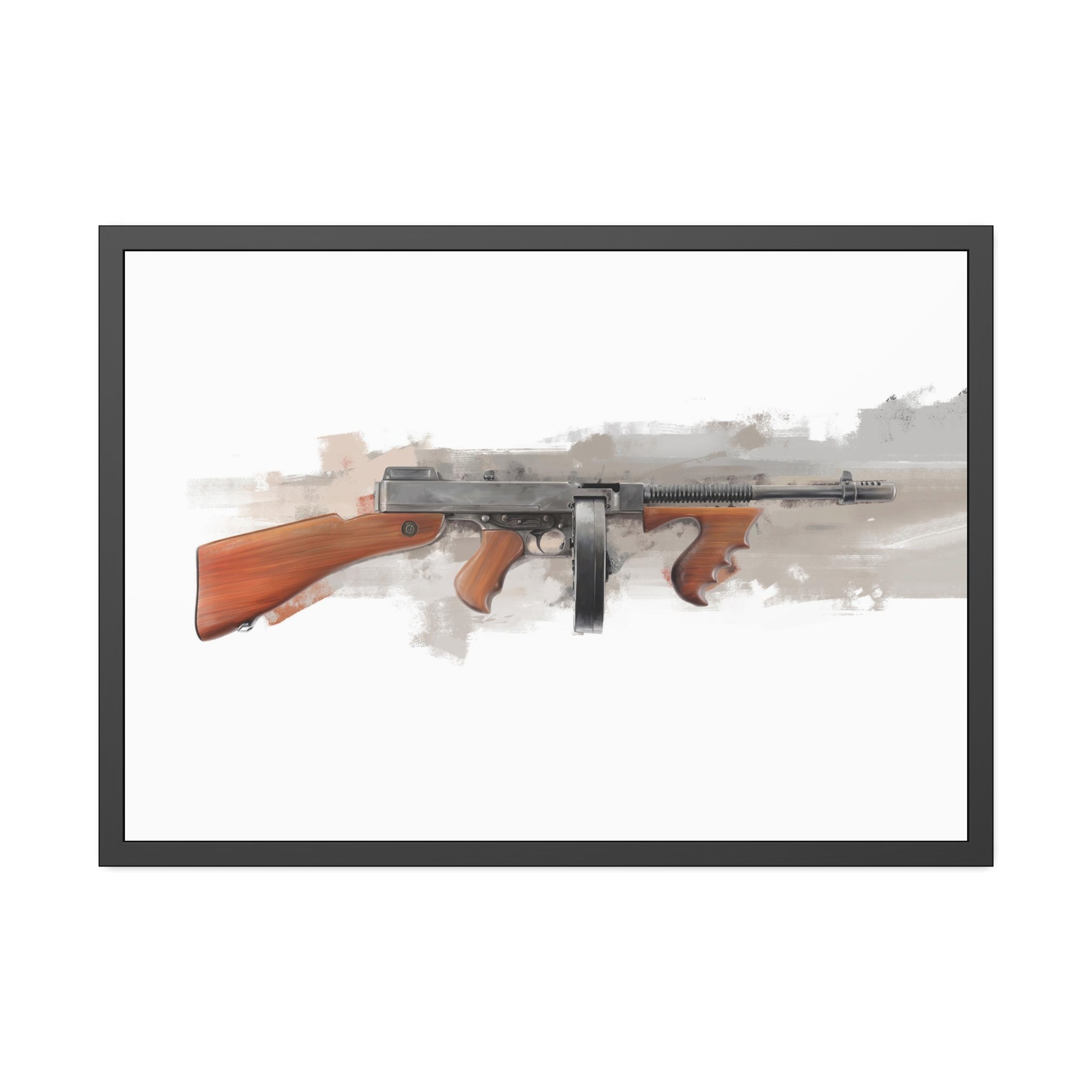 The “OG” Mobster Machine Gun - Black Frame - Value Collection – Gun Art