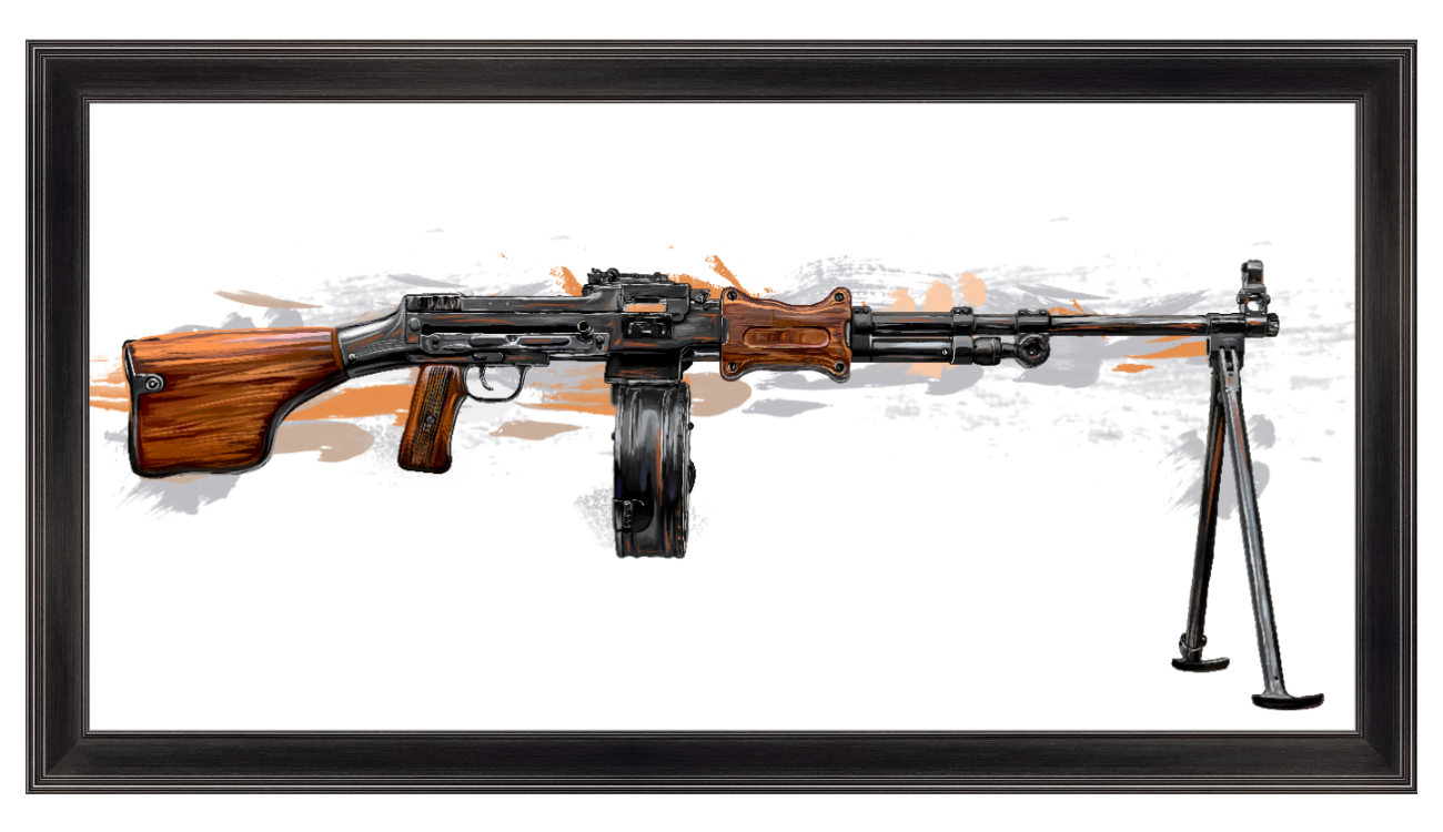 RPK Painting – Gun Art