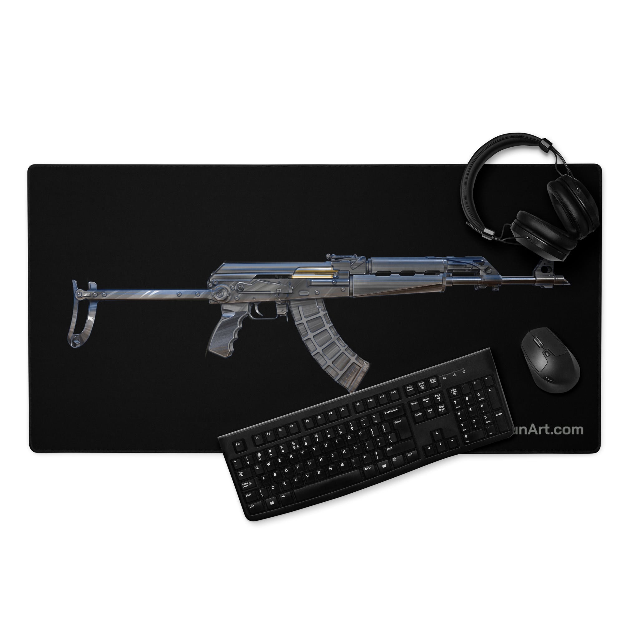 The Paratrooper / AK-47 Underfolder Gaming Mouse Pad - Just The Piece ...