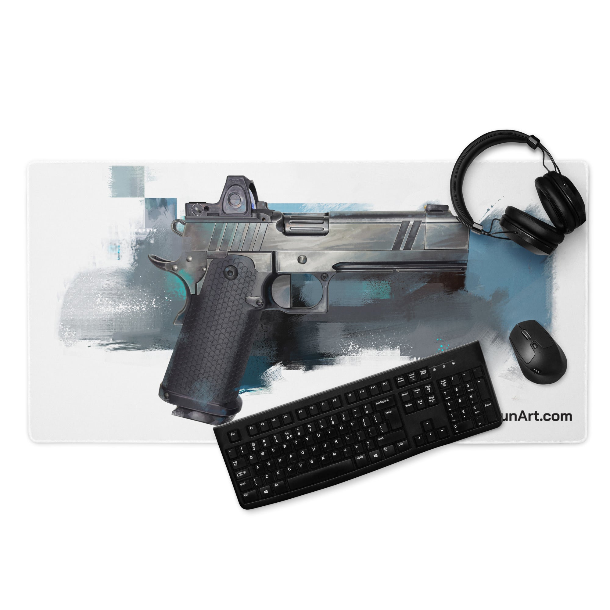 2011 Bravo Pistol Gaming Mouse Pad – Gun Art