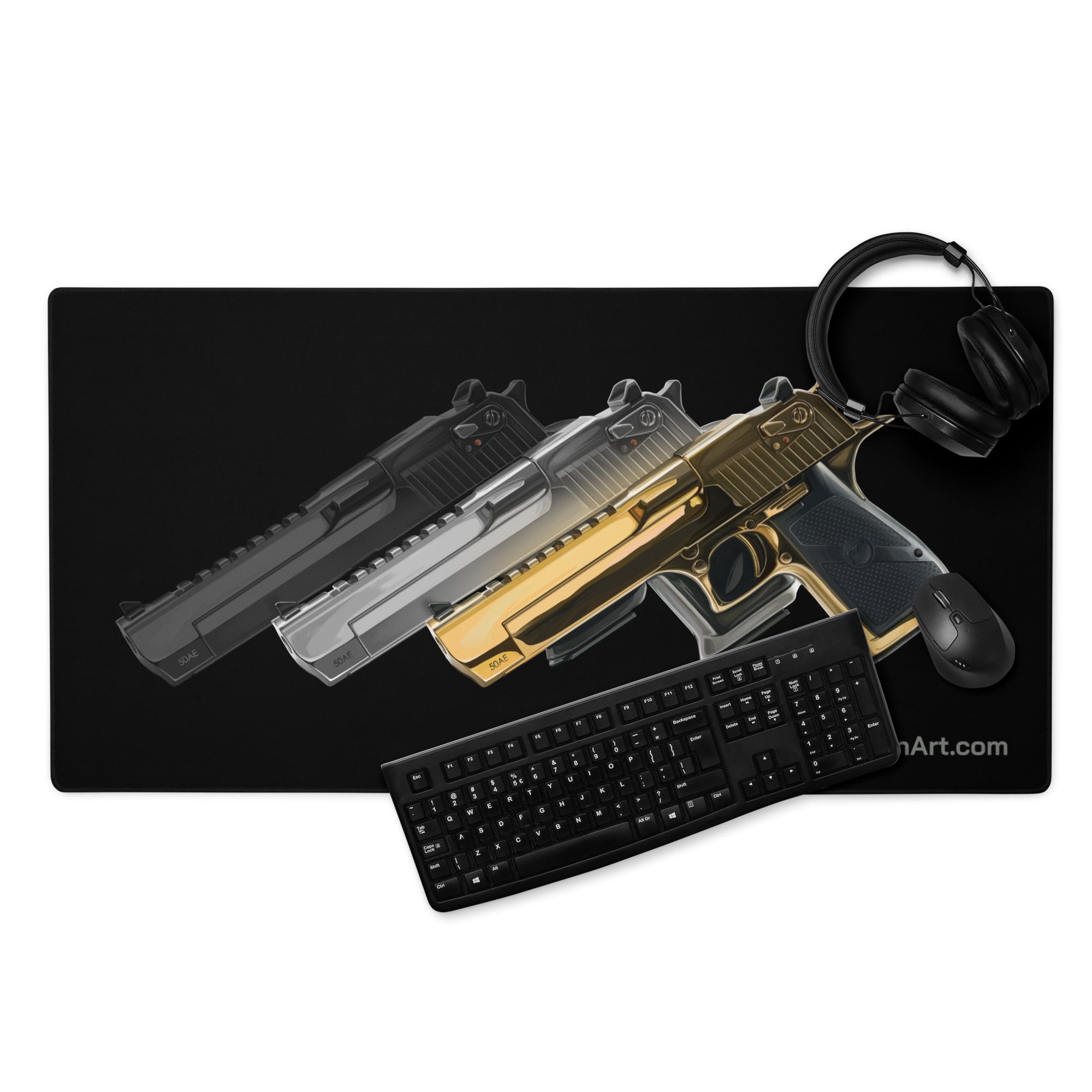 Super Power Pistol Trio Gaming Mouse Pad/Gunsmithing Mat - Just The Pi ...