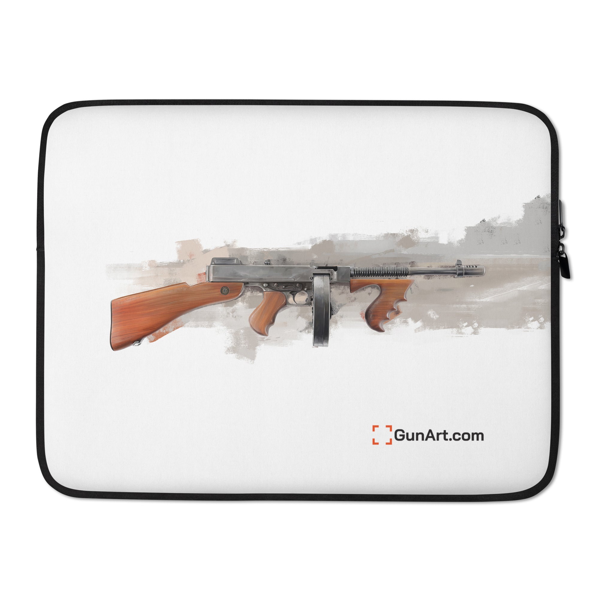 The “OG” Mobster Machine Gun Laptop Sleeve – Gun Art