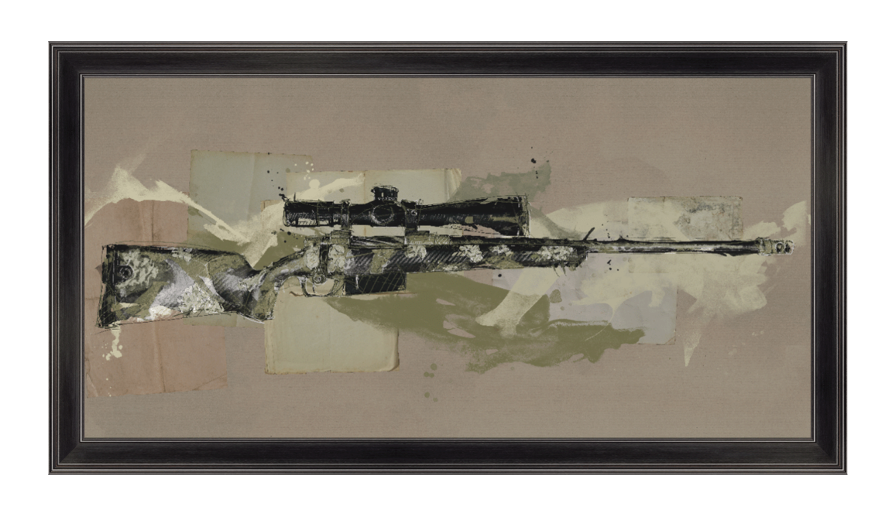 The Harvester - Long Range Hunting Rifle Painting – Gun Art