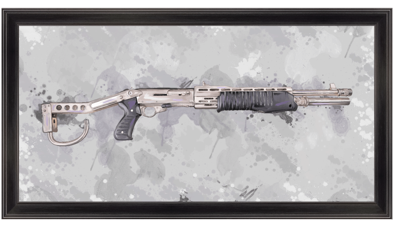 Selectable Mode Combat Shotgun Painting – Gun Art
