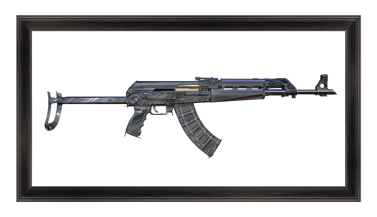 The Paratrooper AK-47 Painting - Just The Piece – Gun Art
